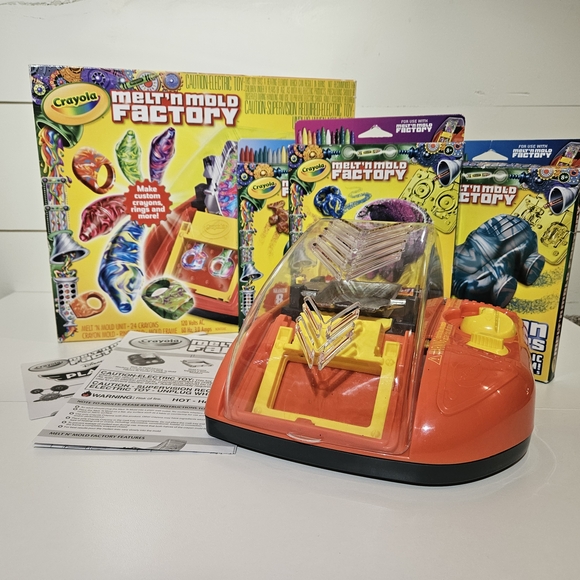 Crayola | Toys | Guc Crayola Melt N Mold Factory Extra Molds | Poshmark